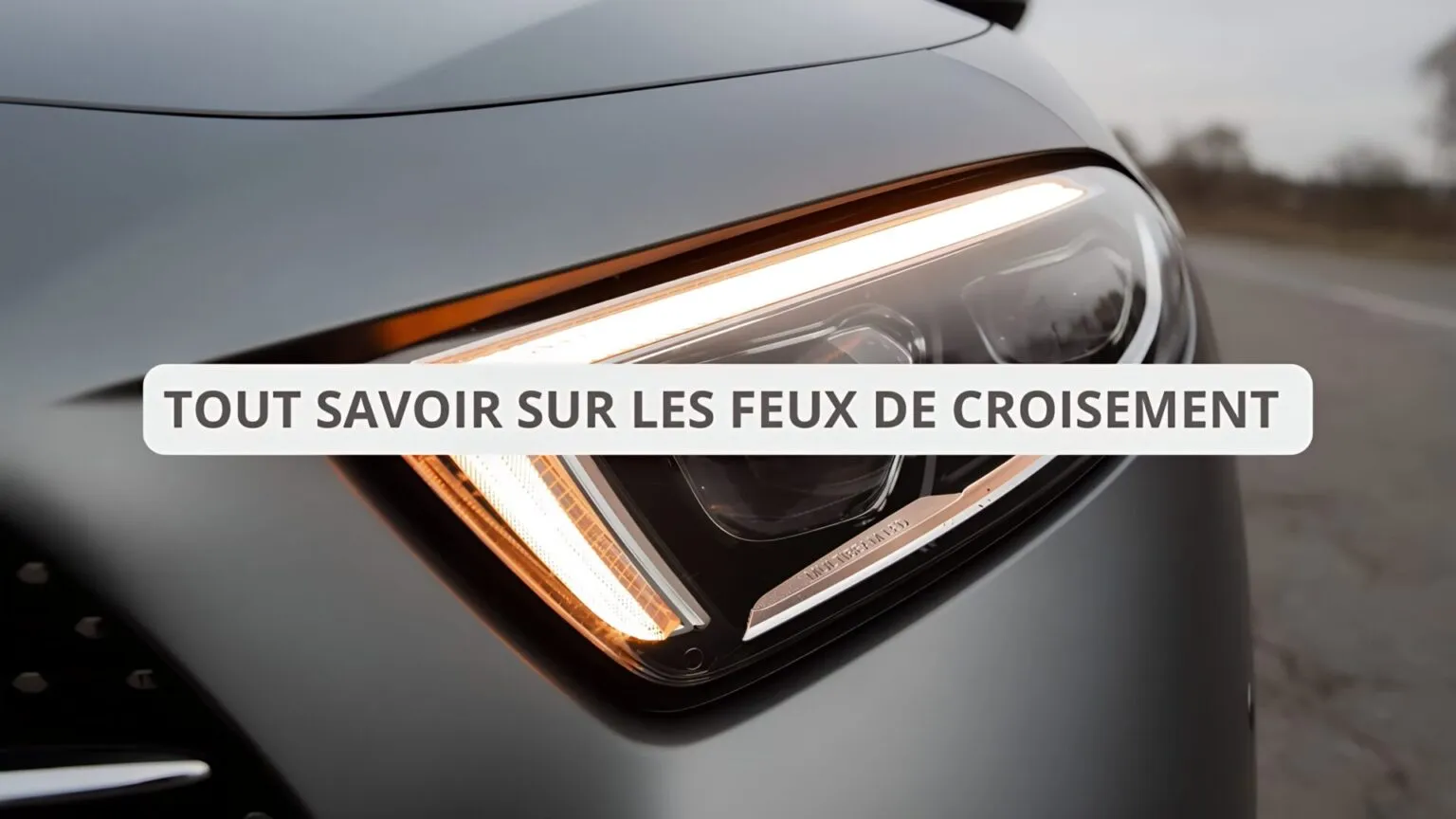 Feux de croisement : Tout ce que vous devez savoir