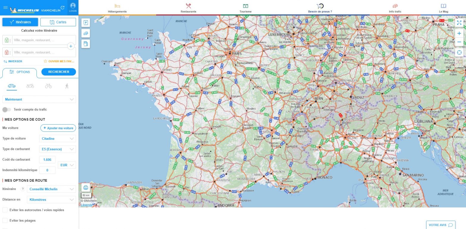 Via michelin itineraire : Est-ce le meilleur outil de navigation devant ...