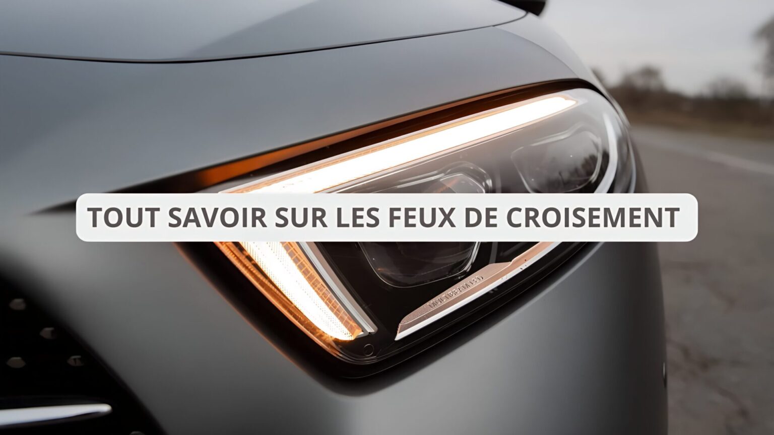Feux de croisement : Tout ce que vous devez savoir